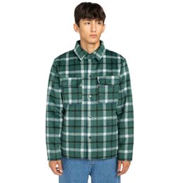 Outdoorjacke Element "Lodge Check", Herren, Gr. XS, dunkelgr&uuml;n check, Obermaterial: 100% Microfaser;, Jacken Outdoorjacke