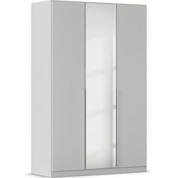 Dreht&uuml;renschrank OTTO HOME "Kleiderschrank Schrank Garderobe AGORDO mit Dekor- oder Hochglanzfront", grau (seidengrau), B:136cm H:210cm T:54cm, Holzwerkstoff, Schr&auml;nke, Dreht&uuml;renschrank, durchdachte Innenausstattung, in 8 Breiten und 2 H&ouml;hen MADE IN GERMANY, Topseller