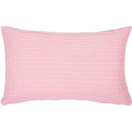 Dekokissen Pad "Lamonte", dusty pink, unifarben, B:60cm L:40cm, Baumwolle, Dekokissen_Sitzkissen_Kissenh&uuml;llen, Kissenh&uuml;lle ohne F&uuml;llung, Uni Farben, 1 St&uuml;ck, verschiedene Gr&ouml;&szlig;en