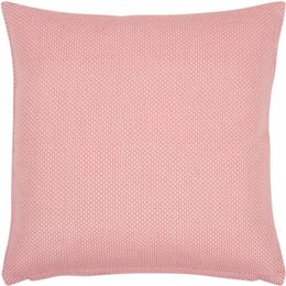 Dekokissen Pad "Cane", pink, unifarben, B:50cm L:50cm, Baumwolle, Dekokissen_Sitzkissen_Kissenh&uuml;llen, einzigartiges Design, Kissenh&uuml;lle ohne F&uuml;llung, 1 St&uuml;ck