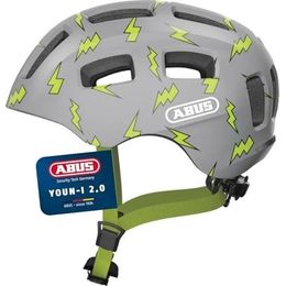 Abus Youn-I 2.0 Kinder-Helm grey flash M (52-57 cm)