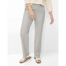 Raphaela by Brax Damen Marlenehose Style LILLYTH FLARED, hellbeige, Gr. 46