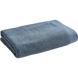 Badetuch Christy "LUXE", blau (denim), B:90cm L:165cm, Walkfrottier, Obermaterial: 100% Baumwolle, Handt&uuml;cher, Badetuch, Luxus Badetuch in Premium Qualit&auml;t mit 730g/m&sup2;, 90x165cm, 1er Set