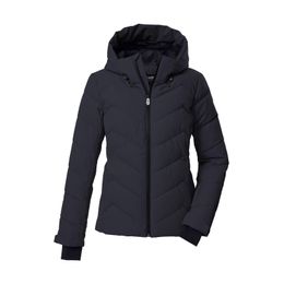 Skijacke Killtec "KSW 31 WMN SKI QLTD JCKT", Herren, Gr. 46, schwarz, Obermaterial: 100% Polyester;Futter: 100% Polyester;F&uuml;llung: 100% Polyester, Jacken Skijacke, Winddichte, wasserabweisende Skijacke mit Daunenoptik und Schneefang