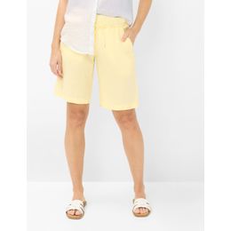 Brax Damen Bermuda Style MEL B BUTTERCUP, hellgelb, Gr. 44
