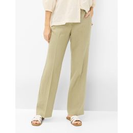 Brax Damen Palazzohose Style MAINE FADED KHAKI Gr&uuml;n Khaki, gr&uuml;n - khaki, Gr. 42