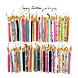Servietten HAPPY CANDLES