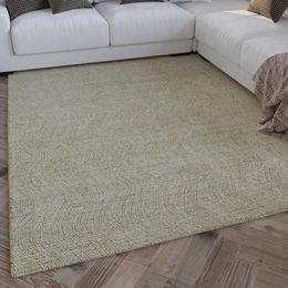 Wollteppich Wecon Home "Hamptons THIRTEEN", beige (sand beige), B:200cm H:10mm L:300cm, Schurwolle, Teppiche, L&auml;ufer, Schurwolle, Kurzflor, Wohnzimmer, Schlafzimmer, elegant, Welle