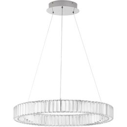 NOVA LUCE LED-H&auml;ngeleuchte "AURELIA", silber, 1, &Oslash; 60cm, 1 Stk., Leuchten
