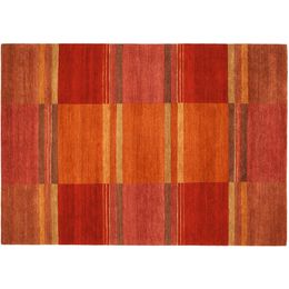 Wollteppich OCI DIE TEPPICHMARKE "Sensation Soya" Gr. 2, braun (kastanie), B:90cm H:6mm L:160cm, Seide, Wolle, Teppiche, handgekn&uuml;pft, Nepal, reine Wolle, Wohnzimmer