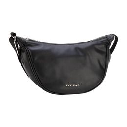 JOOP! Schultertasche JOOP JEANS "cuore ivy shoulderbag shz", Damen, Gr. B/H/T: 24cm x 16cm x 10cm, schwarz, Lederimitat, Taschen Schultertasche, Damen Umh&auml;ngetasche mit Logo-Emblem