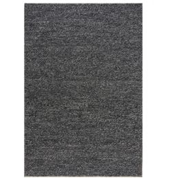 Teppich FLAIR RUGS "Minerals", grau (dunkelgrau), B:160cm H:10mm L:230cm, Kunstfaser, Wolle, Teppiche, Teppich, Teppich aus Wollmischung, gekn&uuml;pftes Design, meliert