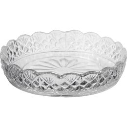 IB Laursen Kerzentablett aus Glas &Oslash; 12,5 cm, H&ouml;he 2,5 cm skandinavische Deko Online Shop