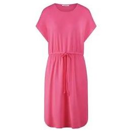Jersey-Kleid Rundhals-Ausschnitt Peter Hahn pink, 48