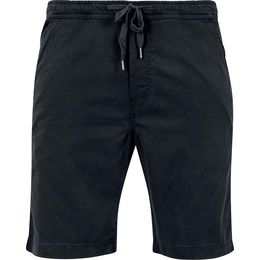 Urban Classics Stretch Twill Joggshorts Short schwarz in S TB1609 black