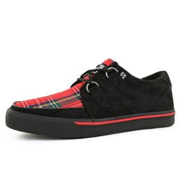 T.U.K. Creeper Sneaker Creepers schwarz rot in EU38 A9543