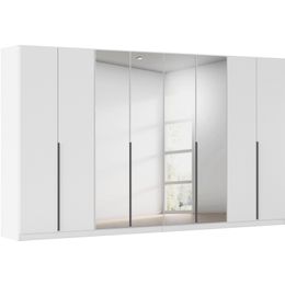 Dreht&uuml;renschrank OTTO HOME "Kleiderschrank Schrank Garderobe AGORDO mit Dekor- oder Hochglanzfront", alpinwei&szlig;, B:360cm H:229cm T:54cm, Holzwerkstoff, Schr&auml;nke, Dreht&uuml;renschrank, durchdachte Innenausstattung, in 8 Breiten und 2 H&ouml;hen MADE IN GERMANY, Topseller