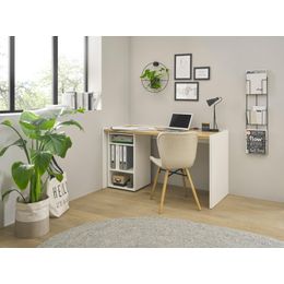 B&uuml;rom&ouml;bel-Set Home Affaire "CiTY/GiRON", wei&szlig;, B:143cm H:77cm T:63cm, Arbeitsm&ouml;bel-Sets, B&uuml;rom&ouml;bel-Set