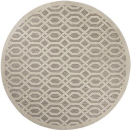 Teppich FLAIR RUGS "Mataro", beige (natur), H:7mm &Oslash;:160cm, Kunstfaser, Teppiche, Teppich, In- und Outdoor geeignet, elegant