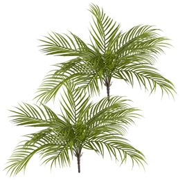Kunstpalme Creativ green "Palmblattbusch", gr&uuml;n, H:48cm, Kunststoff, Kunstpflanzen, mit naturgetreuen Palmwedeln