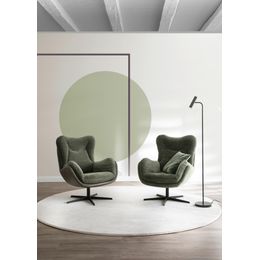 Sch&ouml;ner Wohnen Kollektion Teppich "Pure 190" Gr. 1, creme, H:21mm &Oslash;:160cm, Obermaterial: 100% Polypropylen, SCH&Ouml;NER WOHNEN-KOLLEKTION, Teppiche, Teppich, Wohnzimmer, Schlafzimmer, uni, leichter Glanz, robuster Kurzflor