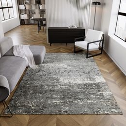 Teppich Esprit "Brookville", grau, B:80cm H:6mm L:150cm, Schurwolle, Teppiche, Teppich, Wollteppich, nat&uuml;rlich, vintage, gewebt, kurzflor, hochwertig