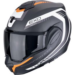 Scorpion EXO-Tech Evo Carbon Cosy Orange, Modularhelm
