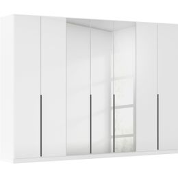 Dreht&uuml;renschrank OTTO HOME "Kleiderschrank Schrank Garderobe AGORDO mit Dekor- oder Hochglanzfront", wei&szlig; (alpinwei&szlig;, hochglanz wei&szlig;), B:315cm H:229cm T:54cm, Holzwerkstoff, Schr&auml;nke, Dreht&uuml;renschrank, durchdachte Innenausstattung, in 8 Breiten und 2 H&ouml;hen MADE IN GERMANY, Topseller
