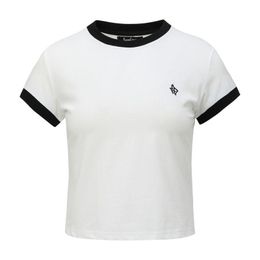 Forplay Crop T-Shirt White T-Shirt wei&szlig; in L 3-25-4620 White