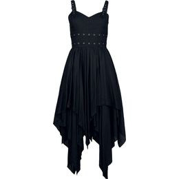 Gothicana by EMP Straps And Tips Dress Mittellanges Kleid schwarz in XXL Q225-000972 M515257