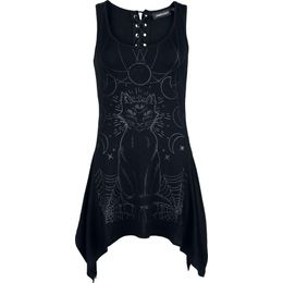 Jawbreaker Mystic Cat Vest Top schwarz in L TPA 3204