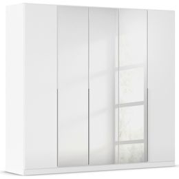 Dreht&uuml;renschrank OTTO HOME "Kleiderschrank Schrank Garderobe AGORDO mit Dekor- oder Hochglanzfront", wei&szlig; (alpinwei&szlig;, hochglanz wei&szlig;), B:226cm H:210cm T:54cm, Holzwerkstoff, Schr&auml;nke, Dreht&uuml;renschrank, durchdachte Innenausstattung, in 8 Breiten und 2 H&ouml;hen MADE IN GERMANY, Topseller