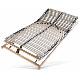 Lattenrost Beco "Premium", grau, B:140cm H:7,5cm L:200cm, Lattenroste, Lattenrost, 42 flexible Federleisten