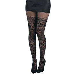 Pamela Mann Lace Strumpfhose schwarz in Standard 5055419666182