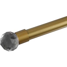 Gardinenstangen-Endst&uuml;ck Liedeco "Power", grau (messingfarben), &Oslash;:3,5cm, Gardinenstangenendst&uuml;cke, Gardinenstangen-Endst&uuml;ck, f&uuml;r Gardinenstangen &Oslash; 20 mm