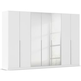 Dreht&uuml;renschrank OTTO HOME "Kleiderschrank Schrank Garderobe AGORDO mit Dekor- oder Hochglanzfront", wei&szlig; (alpinwei&szlig;), B:315cm H:210cm T:54cm, Holzwerkstoff, Schr&auml;nke, Dreht&uuml;renschrank, durchdachte Innenausstattung, in 8 Breiten und 2 H&ouml;hen MADE IN GERMANY, Topseller