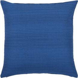 Dekokissen Pad "Lamonte", graublau, unifarben, B:60cm L:60cm, Baumwolle, Dekokissen_Sitzkissen_Kissenh&uuml;llen, Kissenh&uuml;lle ohne F&uuml;llung, Uni Farben, 1 St&uuml;ck, verschiedene Gr&ouml;&szlig;en
