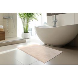 Badematte Kayoom "Badematte Fresh Step 525", beige, (40cm x 60cm ), 1 Stk., Polyester, Badematten, Badematte, Kurzflor