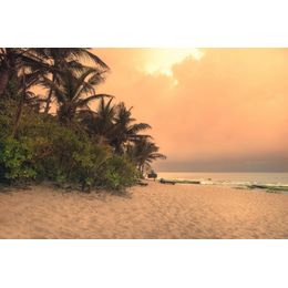 Fototapete papermoon "Sri Lanka Tangalle Strand", bunt, B:4,5m L:2,8m, Vlies, Tapeten