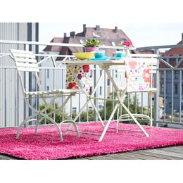 Kunstrasen ANDIAMO "Trendy, Gesamth&ouml;he 25 mm, Made in Netherlands", pink, B:100cm L:200cm, Polyethylen (PE), Teppiche, Rasenteppich, moderne Optik, mit Drainagel&ouml;chern, strapazierf&auml;hig