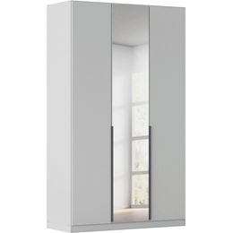 Dreht&uuml;renschrank OTTO HOME "Kleiderschrank Schrank Garderobe AGORDO mit Dekor- oder Hochglanzfront", grau (seidengrau), B:136cm H:229cm T:54cm, Holzwerkstoff, Schr&auml;nke, Dreht&uuml;renschrank, durchdachte Innenausstattung, in 8 Breiten und 2 H&ouml;hen MADE IN GERMANY, Topseller