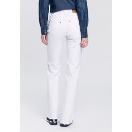Bootcut-Jeans Arizona "Comfort-Fit", Damen, Gr. 48, N-Gr, wei&szlig;, Denim/Jeans, Obermaterial: 98% Baumwolle, 2% Elasthan, Basic, bequem lang, Jeans, ausgestellte Beinform, mit Eingrifftaschen, High-Waist, Topseller