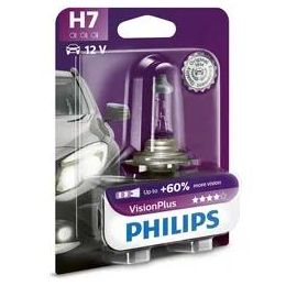 Philips H7 VisionPlus 55W (1 Stk.) 12972VPB1 Gl&uuml;hlampe, Fernscheinwerfer,Gl&uuml;hlampe, Hauptscheinwerfer,Gl&uuml;hlampe, Nebelscheinwerfer,Gl&uuml;hlampe, Abbieges