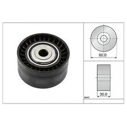INA Umlenk-/F&uuml;hrungsrolle, Keilrippenriemen 532 0534 10 &Oslash;60mm 60mm f&uuml;r RENAULT DACIA VAUXHALL MERCEDES-BENZ SMART NISSAN OPEL 8200725951 8200725951D 1