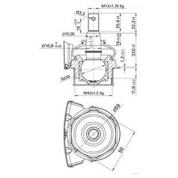 Herth+Buss JAKOPARTS Trag-/F&uuml;hrungsgelenk J4860323 rechts f&uuml;r HYUNDAI KIA 51760-2R000