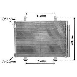 Van Wezel Kondensator, Klimaanlage 52005133 f&uuml;r SUZUKI 95310-T68L00 CN554-3 CN5543