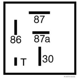 Herth+Buss ELPARTS Relais, Kraftstoffpumpe 75614616 5-polig f&uuml;r VW AUDI VAG 4D0951253