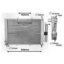 Van Wezel K&uuml;hlmodul 4300M497 f&uuml;r RENAULT 8200732379 8200267994