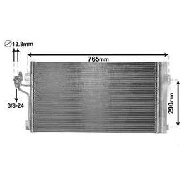Van Wezel Kondensator, Klimaanlage 30005484 f&uuml;r MERCEDES-BENZ A639-835-0270 6398350270 A639-835-0470
