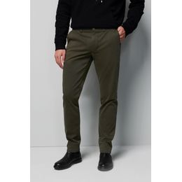 Chinos MEYER "M5 Chino", Herren, Gr. 36, L&auml;nge 32, gr&uuml;n, 98% Baumwolle, 2% Elasthan, unifarben, regular fit lang, Hosen, M5 Chino im unifarbenen Design